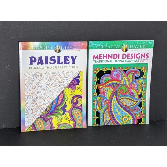 Creative Haven | Office | Creative Haven Adult Coloring Books Set 2 ...